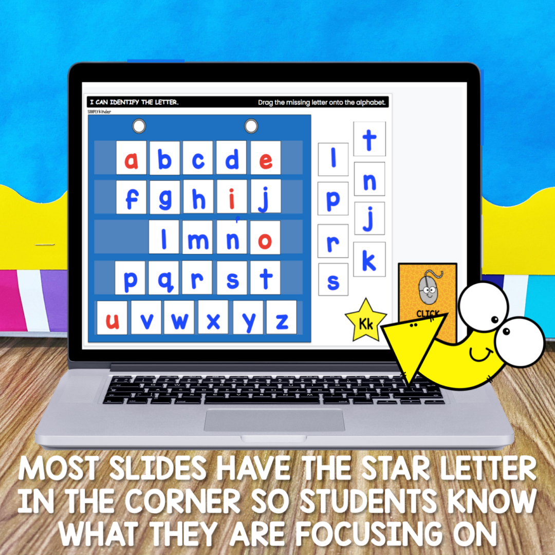 Digital Alphabet for Google Classroom & Seesaw - Simply Kinder