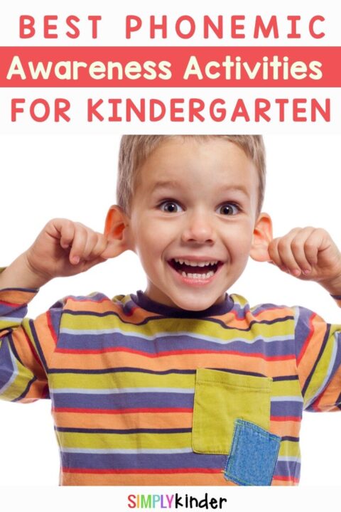 Best Phonemic Awareness Activities For Kindergarten - Simply Kinder