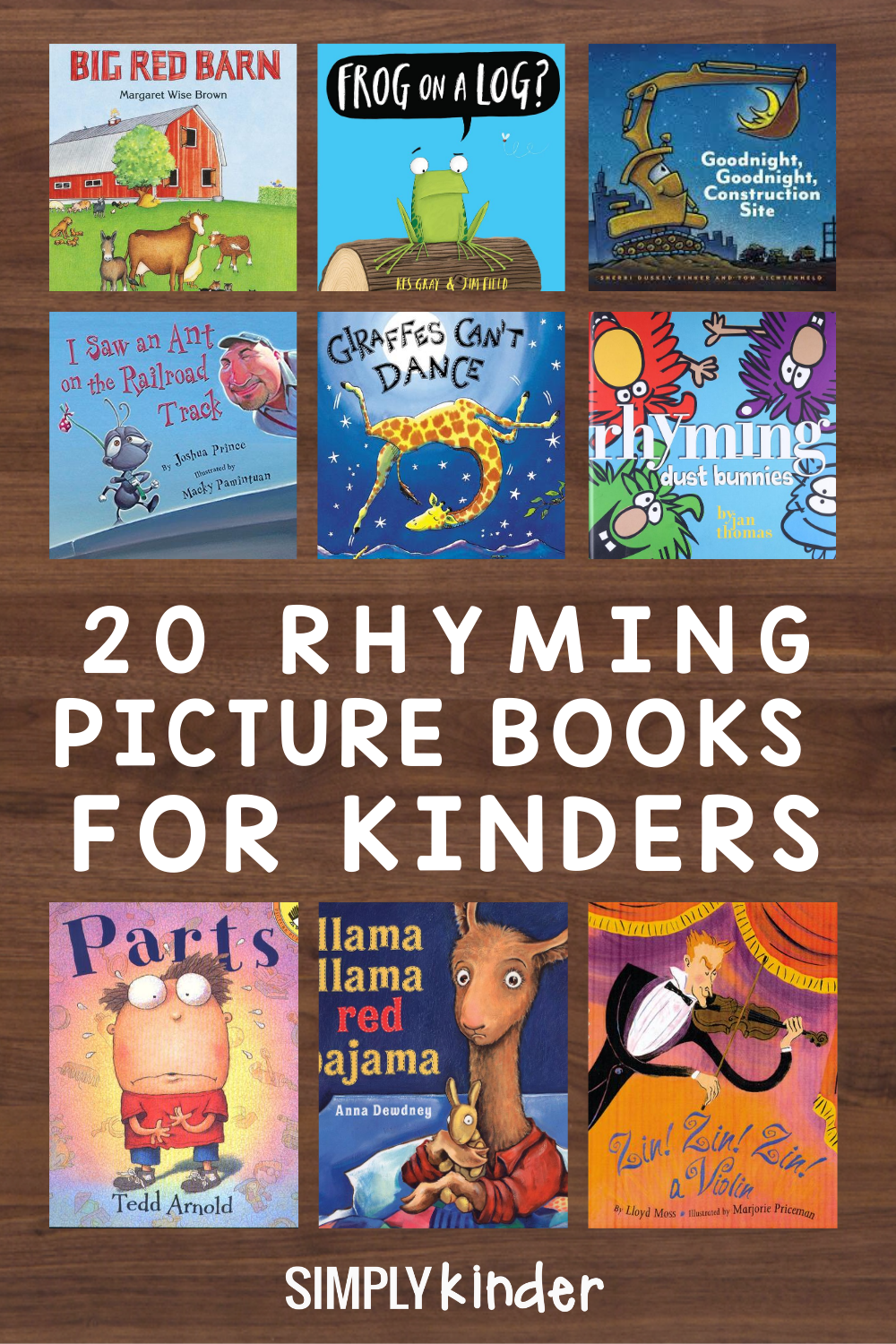20 Teacher Recommended Picture Books That Rhyme - Simply Kinder