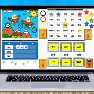 Digital Sight Word Activities ENDLESS for Google Classroom and Seesaw ...