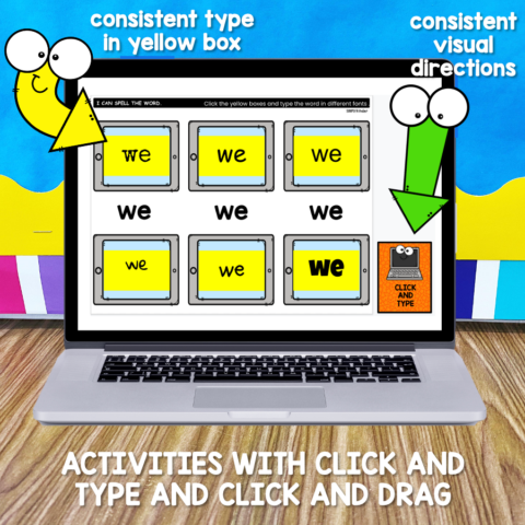 Digital Sight Word Activities ENDLESS for Google Classroom and Seesaw ...