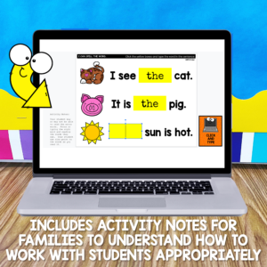 Digital Sight Word Activities ENDLESS for Google Classroom and Seesaw ...
