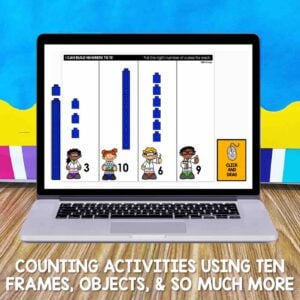 Counting to 10 for Google Classroom and Seesaw - School Themed ...