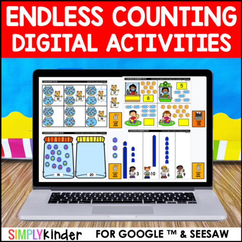 Endless Digital Counting Bundle for Google and Seesaw - Simply Kinder