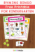 Free Printable Rhyming Bingo Game For Kindergarten - Simply Kinder