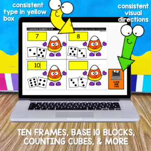 Pumpkin Counting to 10 for Google Classroom and Seesaw - Simply Kinder