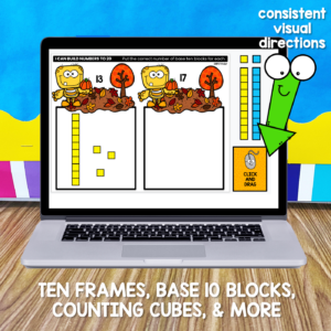 FALL Counting to 20 for Google Classroom and Seesaw - Simply Kinder