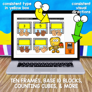 FALL Counting to 10 for Google Classroom and Seesaw - Simply Kinder