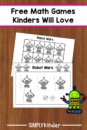 3 Robot Math Games That Your Kinders Will Love - Simply Kinder