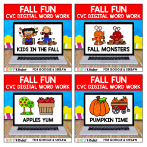 Endless Digital CVC Word Work for Google & Seesaw - Simply Kinder