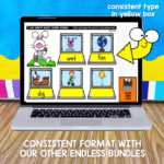 Endless Digital CVC Word Work for Google & Seesaw - Simply Kinder