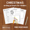 Christmas Story Prompts To Get Your Kinders Writing - Simply Kinder