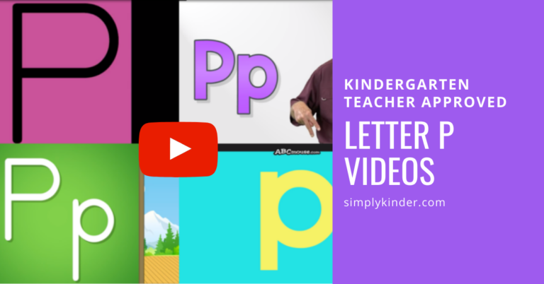 Teacher-Approved Videos Letter P - Simply Kinder