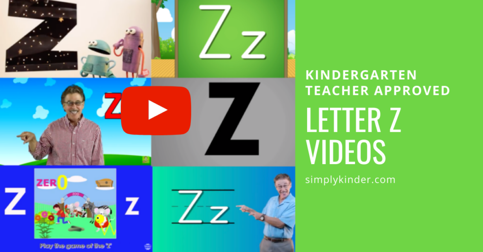 Teacher Approved Videos Letter Z - Simply Kinder