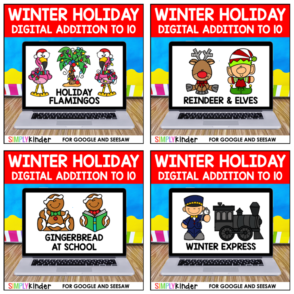 Holiday Addition to 10 Digital Activities for Google & Seesaw - Simply ...