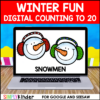 Winter Fun Counting to 20 for Google and Seesaw - Simply Kinder