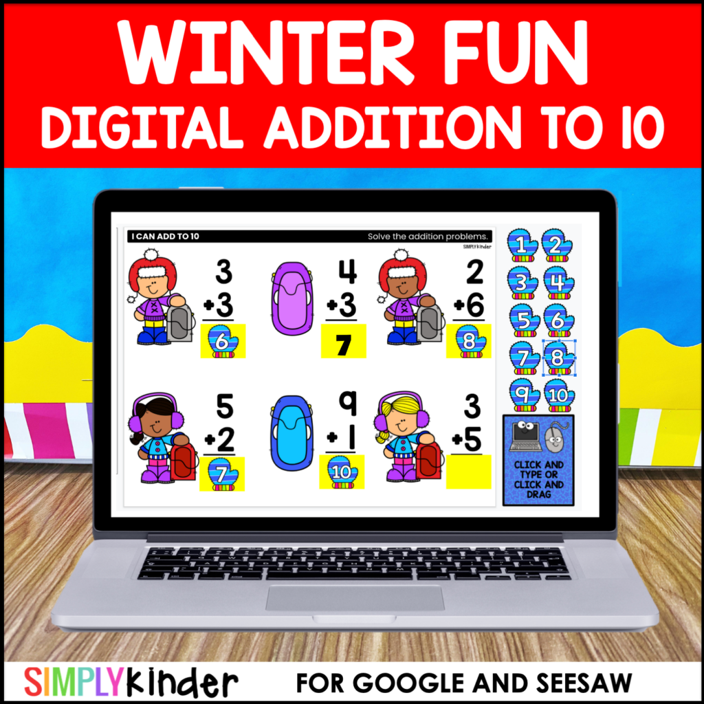 Winter Addition to 10 Digital Activities for Google & Seesaw - Simply ...