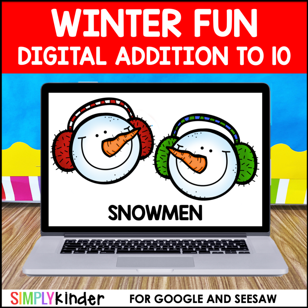 Winter Addition to 10 Digital Activities for Google & Seesaw - Simply ...
