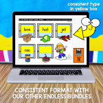 Winter Digital CVC Word Work Activities for Google and Seesaw - Simply ...