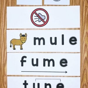 Long U Blending Cards - Simply Kinder