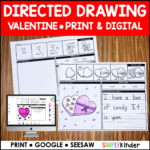 Valentine Directed Drawings | Print, Seesaw, Google - Simply Kinder