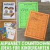 Alphabet Countdown Ideas for Kindergarten - Simply Kinder