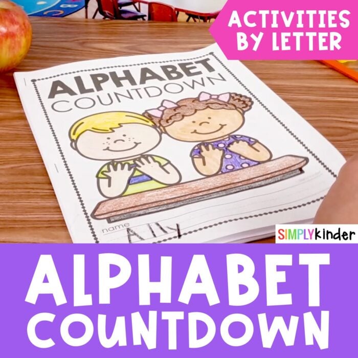 Alphabet Countdown Ideas for Kindergarten - Simply Kinder