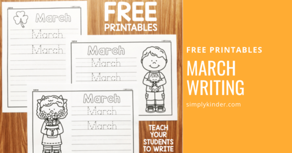 Free March Printable - Simply Kinder