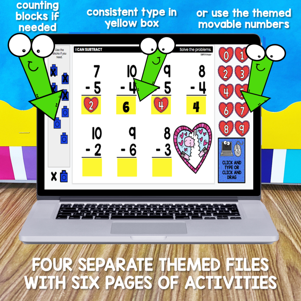 Endless Subtraction Digital Bundle for Google & Seesaw Bundle - Simply ...