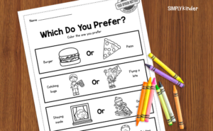 Kindergarten Opinion Writing Bundle - Simply Kinder