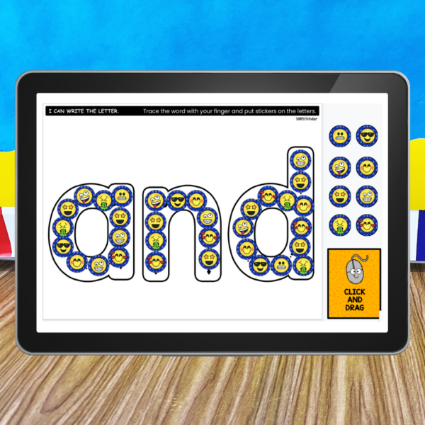 Free Digital Sight Words Activities for Kindergarten - Simply Kinder