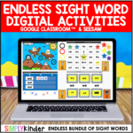Free Digital Sight Words Activities for Kindergarten - Simply Kinder