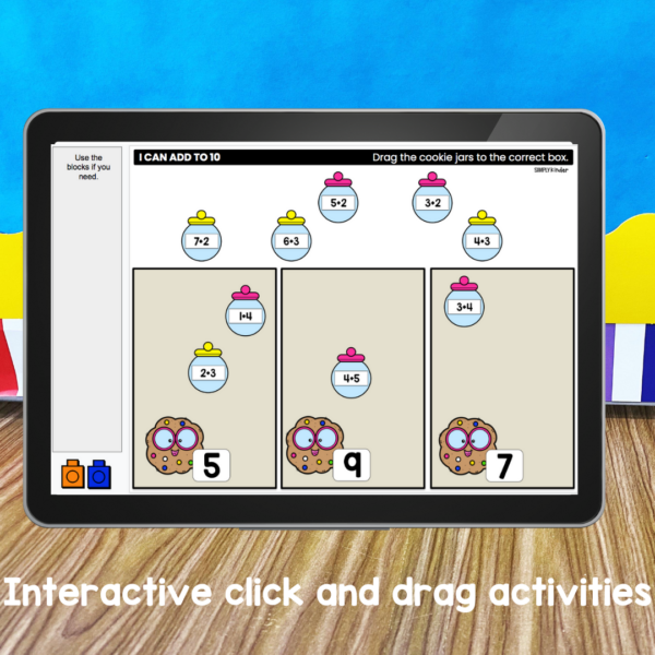 Free Digital Addition Activities for Kindergarten - Simply Kinder