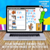 School Animals CVC Digital Word Work for Google and Seesaw - Simply Kinder
