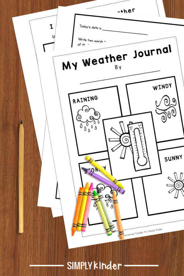 Free Printable Weather Journals for Kinders - Simply Kinder