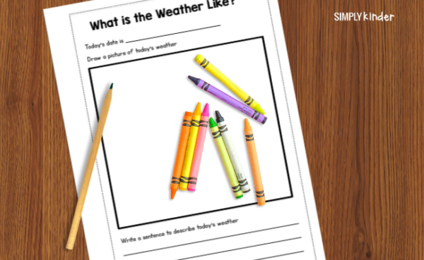 Free Printable Weather Journals for Kinders - Simply Kinder