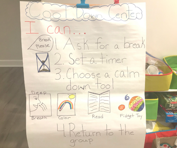 Cool-Down Center In the Classroom - Simply Kinder