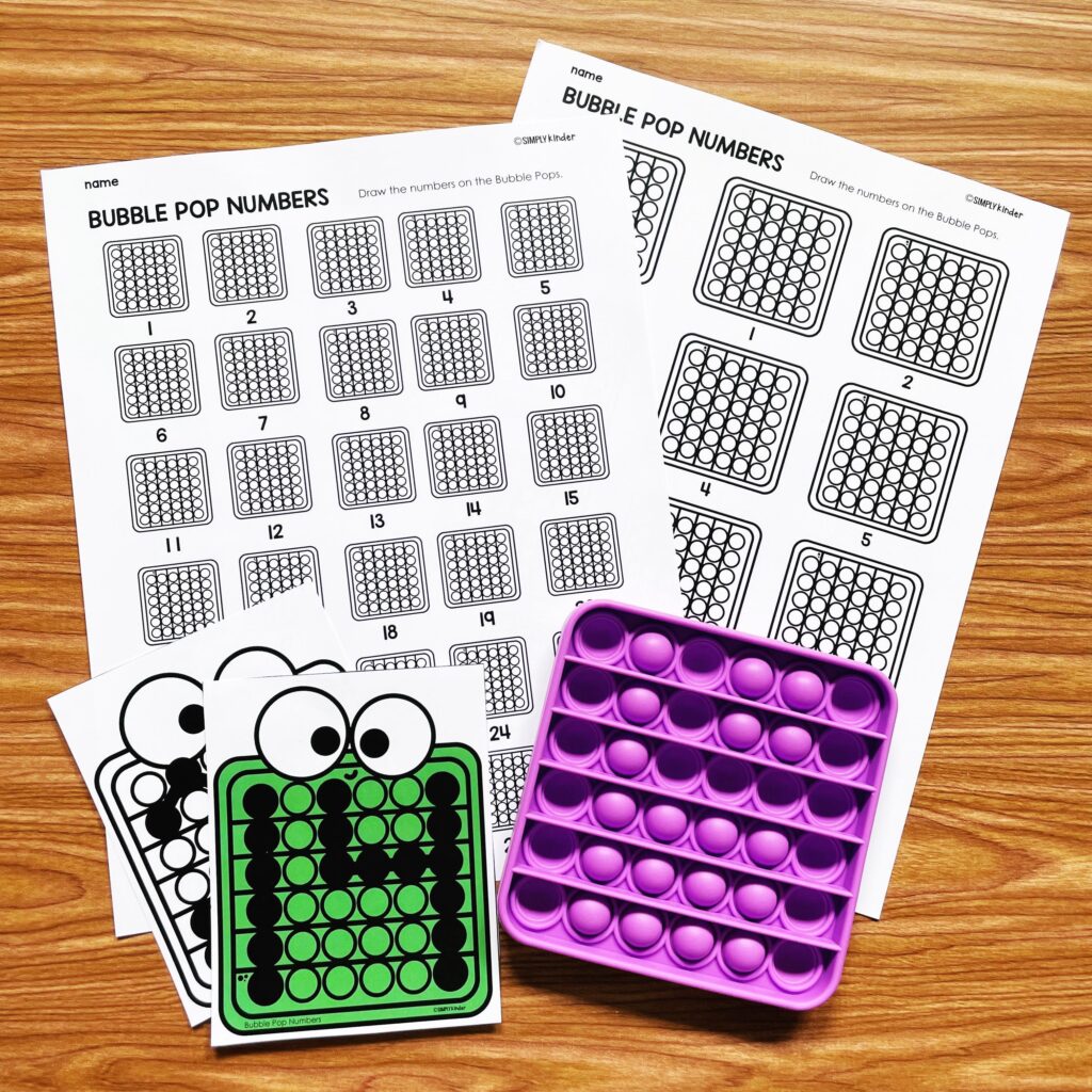Bubble Pop Numbers to 30 - Simply Kinder