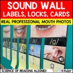 Kindergarten Sound Wall with Mouth Pictures, Labels, Locks, Science of ...