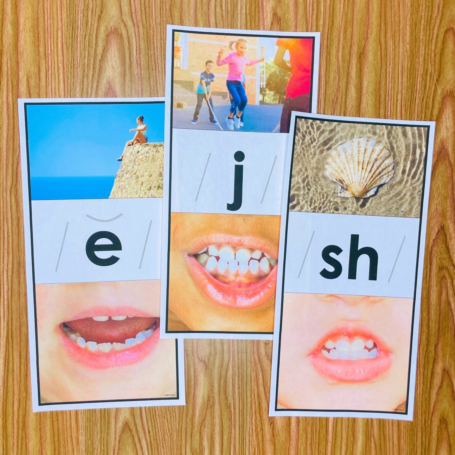 Alphabet Posters with Mouth Photos - Simply Kinder
