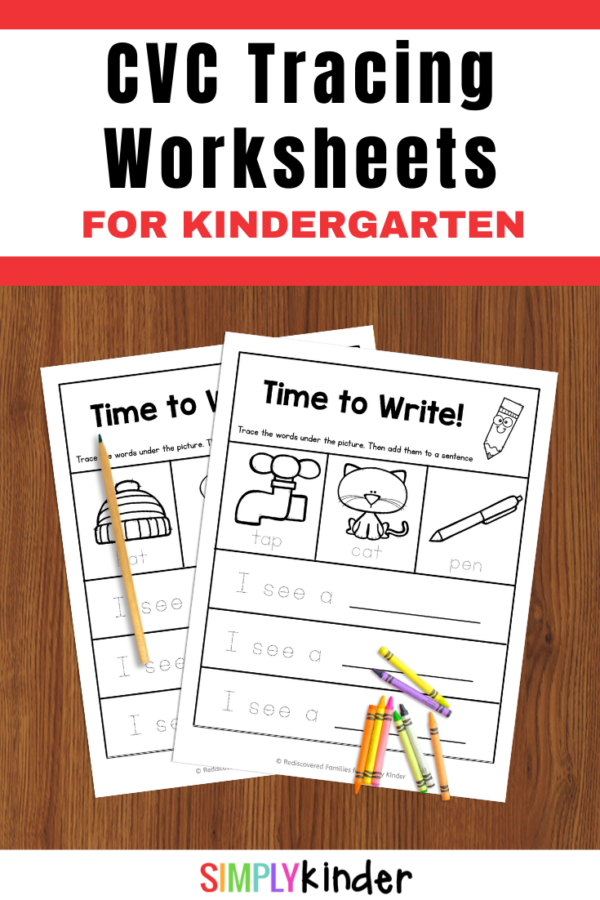 Tracing Worksheets: An Easy Way to Start Writing - Simply Kinder