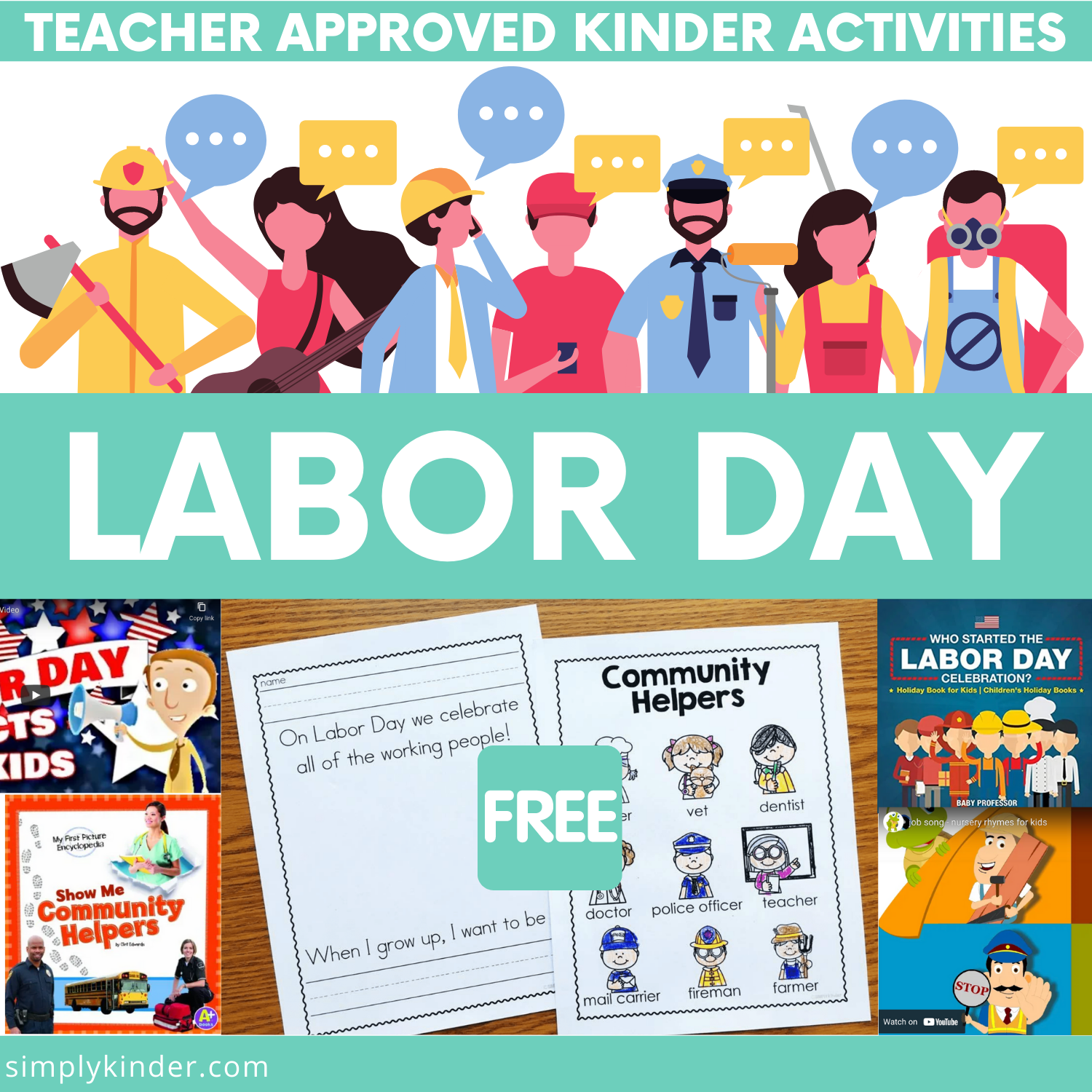 Labor Day Activities For Kindergarten Simply Kinder