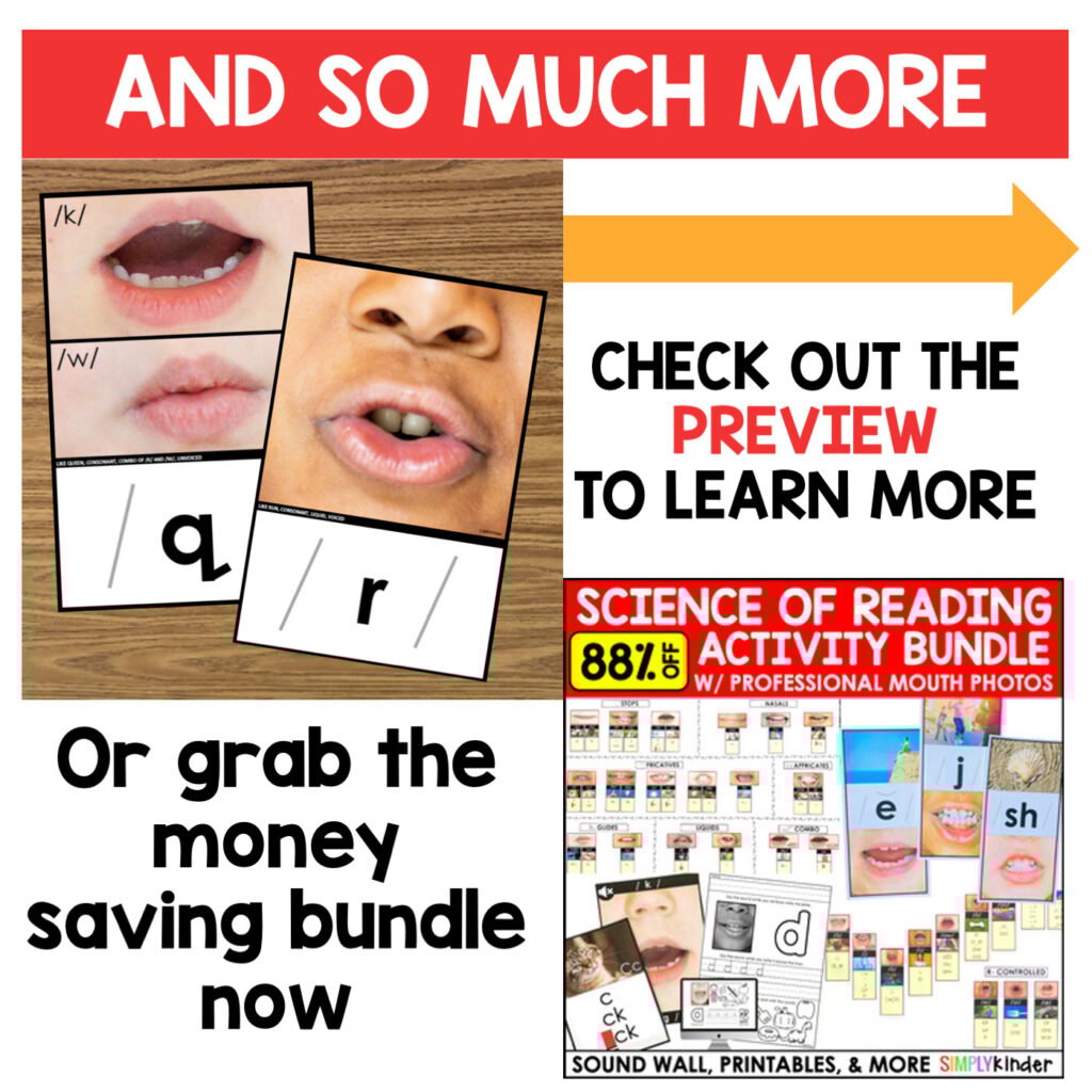 Alphabet Mouth Cards, Articulation Photos w/ Real Photos, Science of ...