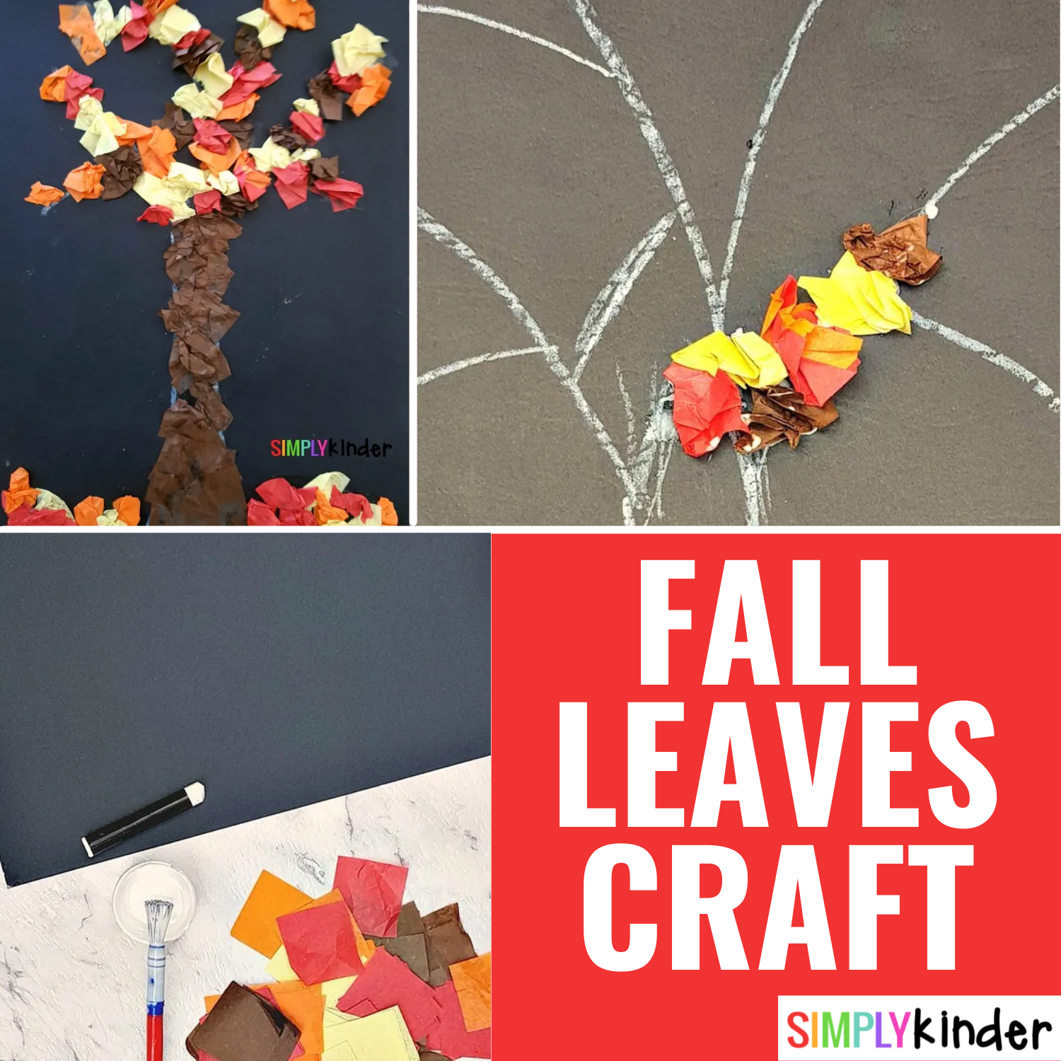 Fall Leaves Fine Motor Craft - Simply Kinder
