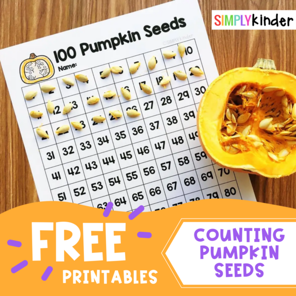 Counting Pumpkin Seeds - Simply Kinder