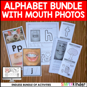 ALPHABET PRINTABLES WITH REAL MOUTH PHOTOS BUNDLE - Simply Kinder