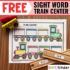 Sight Word Train Center - Simply Kinder
