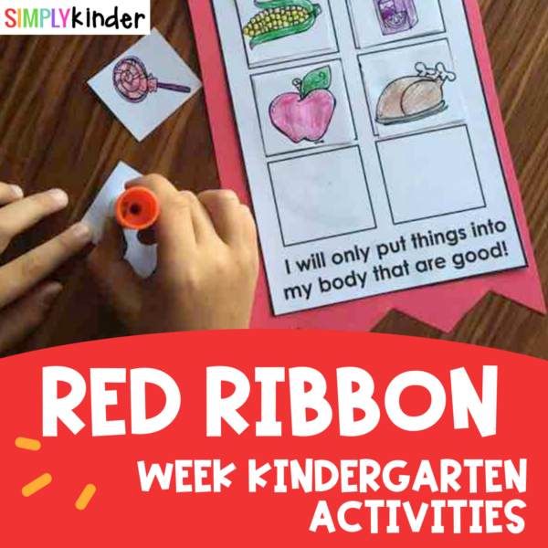 Red Ribbon Week in Kindergarten - Simply Kinder