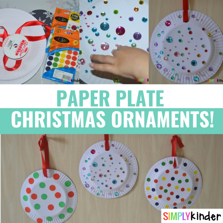 Paper Plate Christmas Ornaments - Simply Kinder