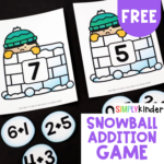 Snowball Addition Game - Simply Kinder